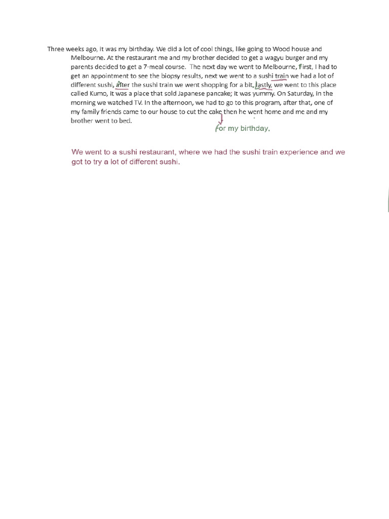 Three Weeks Ago-1 | PDF