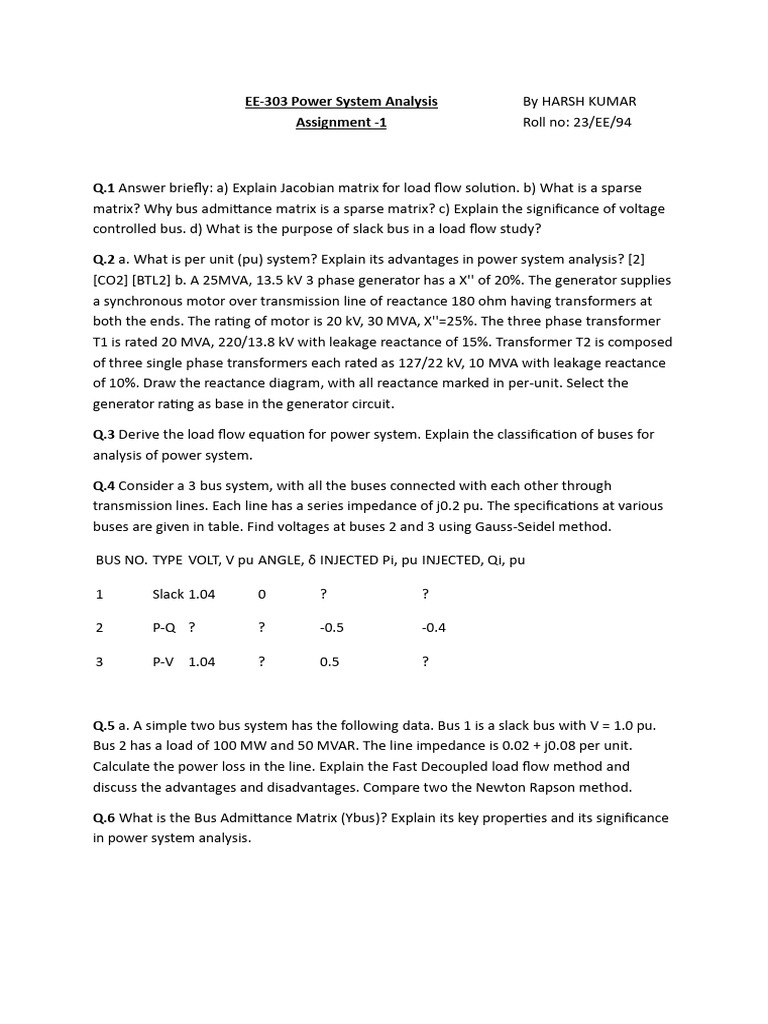 Psa 1 | PDF | Physical Quantities | Power (Physics)