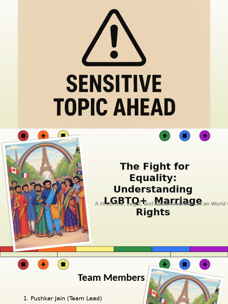 The Fight For Equality: LGBTQ Marriage Rights | PDF | Discrimination ...