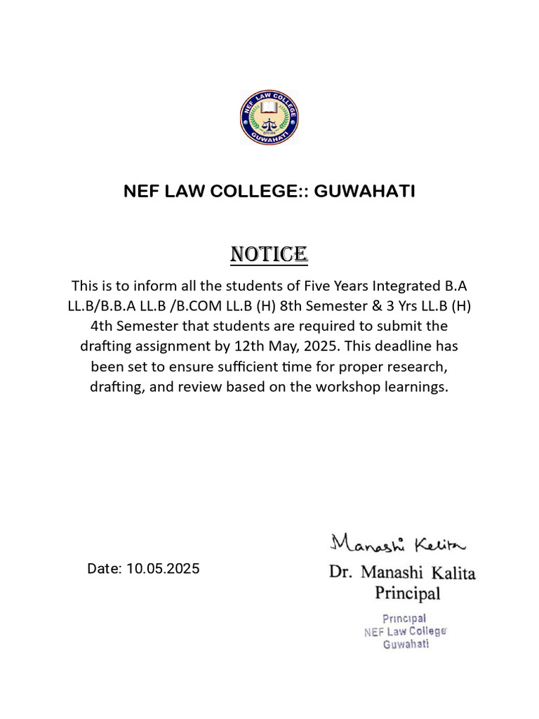 Nef Law College | PDF