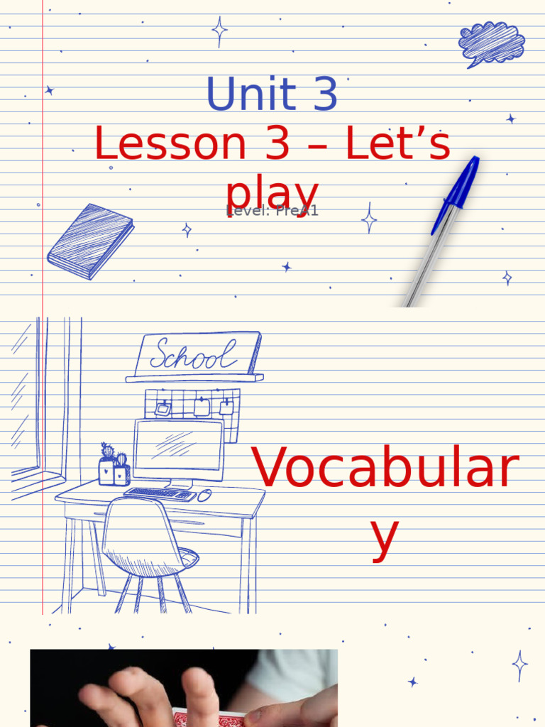 PreA1 Vocabulary and Lesson Plan | PDF | Planets In Astrology | Planets