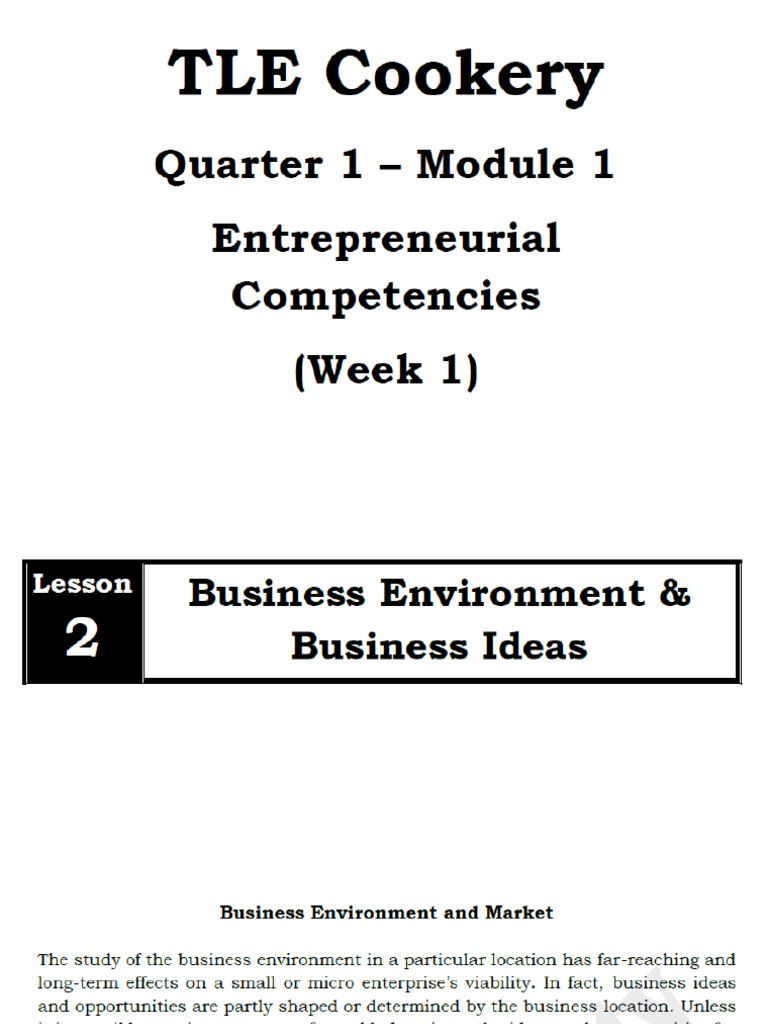 Tle 10 PPT M1 Q1 | PDF