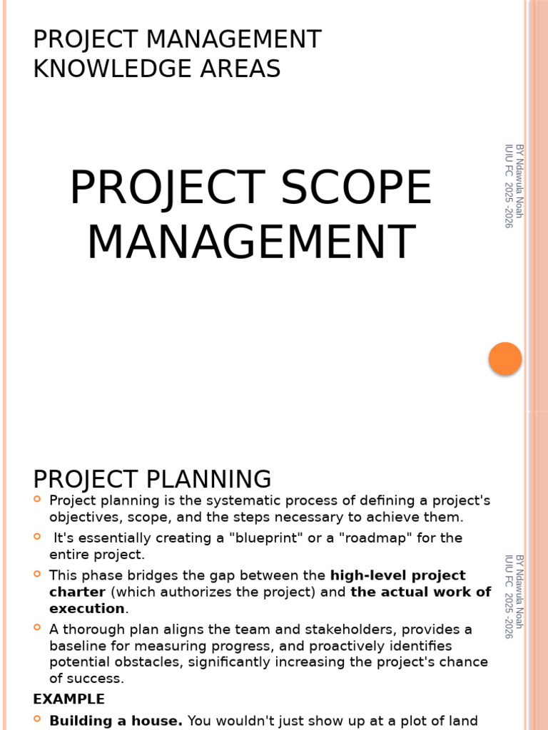 Lesson 4 PJ Scope Management | PDF | Business