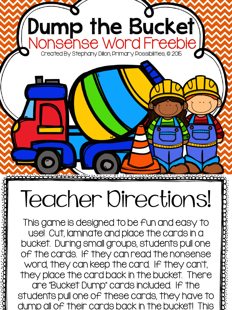 Nonsense Word Game for Kids | PDF