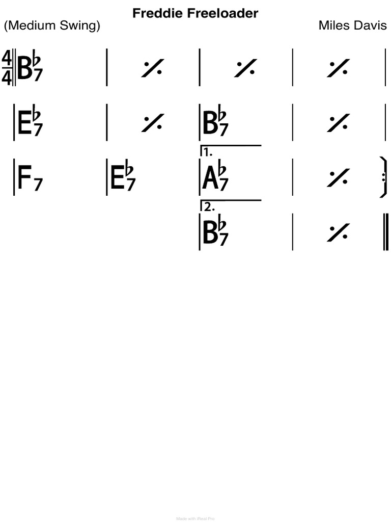 Freddie Freeloader | PDF