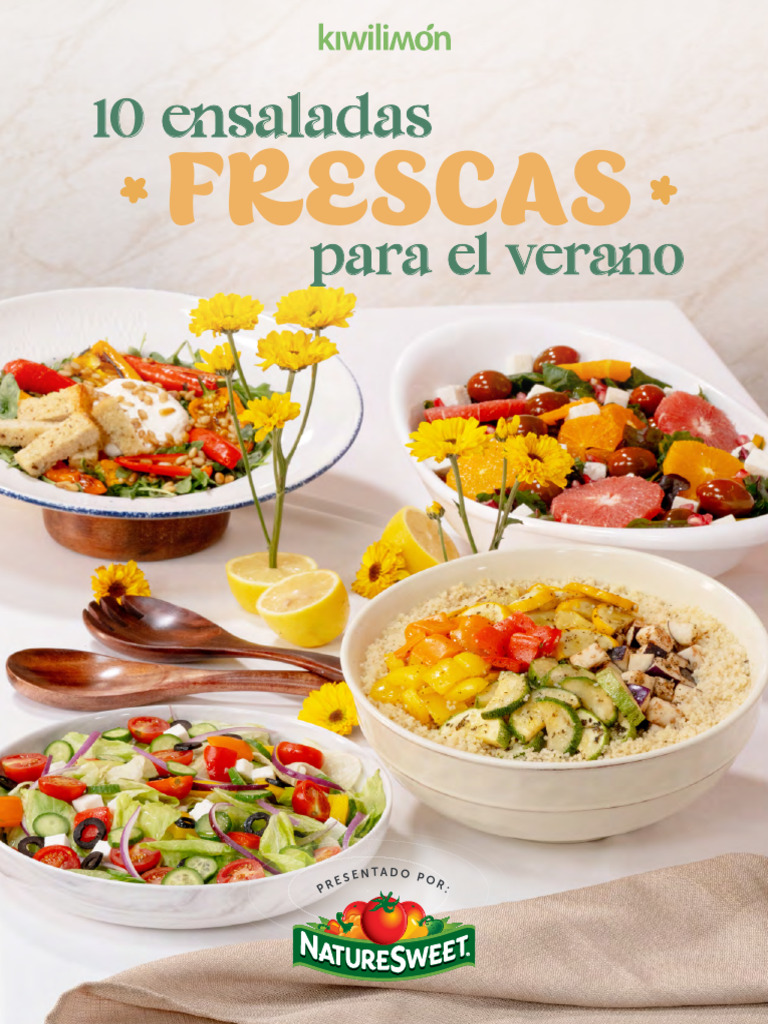 Ensaladas Frescas Verano | PDF | ensalada | Vinagreta