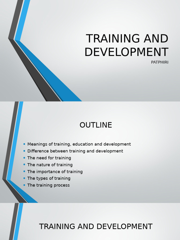 Training and Development | PDF | Vocational Education | Intelligence