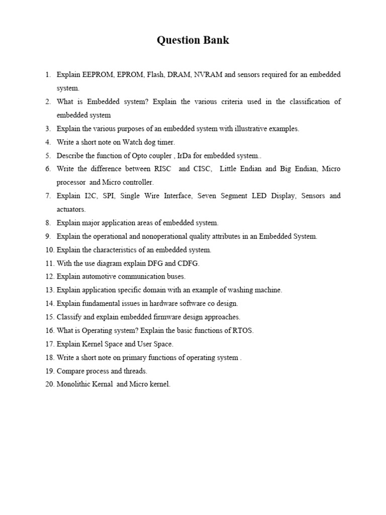 Esd Question Bank | PDF