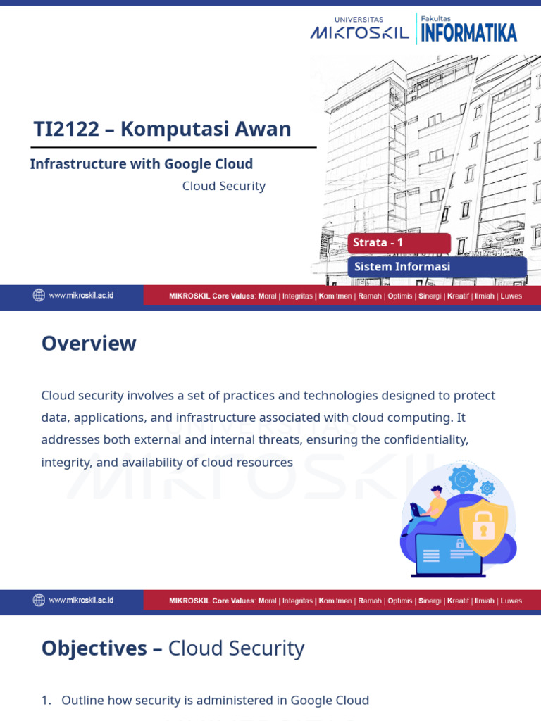 M6, M7 - Cloud Security-In-Google-Cloud 2-Infrastructure With Google ...