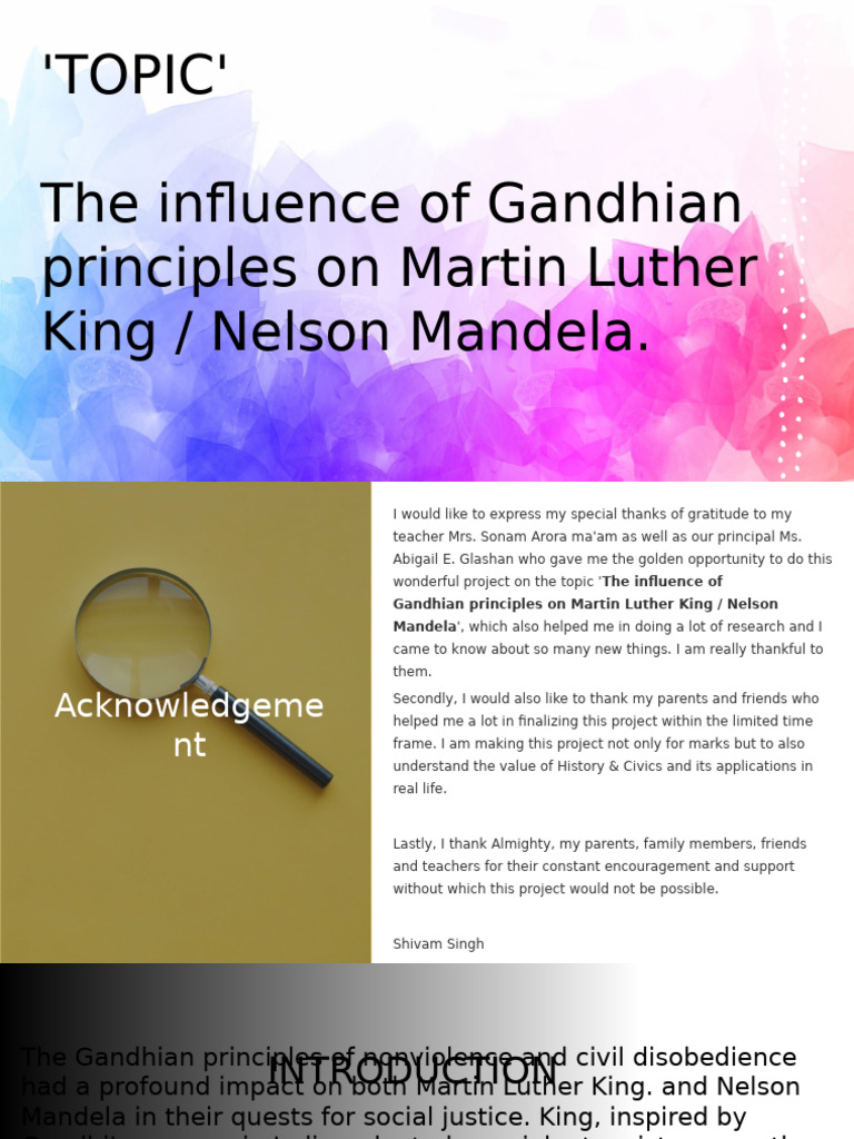 Shivam Singh History & Civics Class 10ICSE | PDF | Nonviolence ...