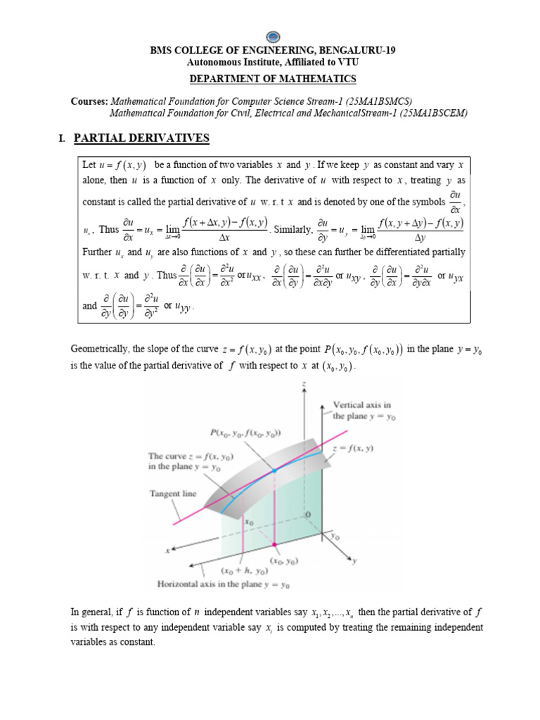 UNIT-2 - 3-Multivariate Calculus | PDF | Mathematical Analysis | Mathematics