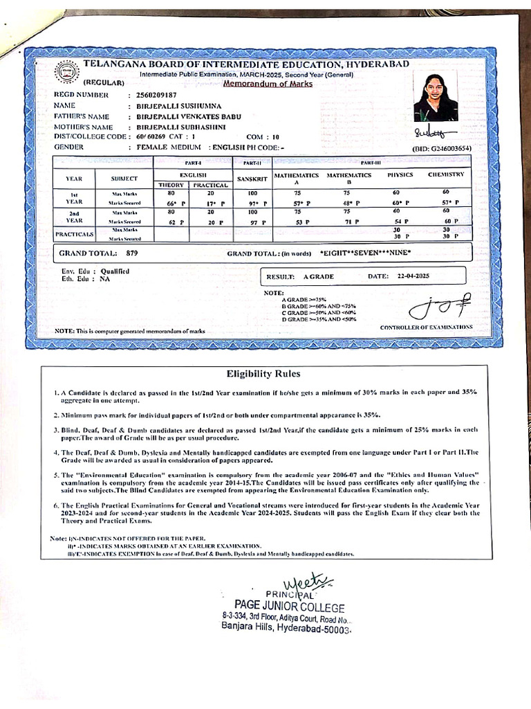 Sushumna 10+2 | PDF