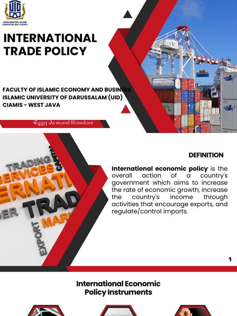 International Trade Policy Overview | PDF | Exports | Imports