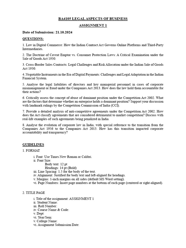 Ba4105 Laob Assignment 1 (1) | PDF