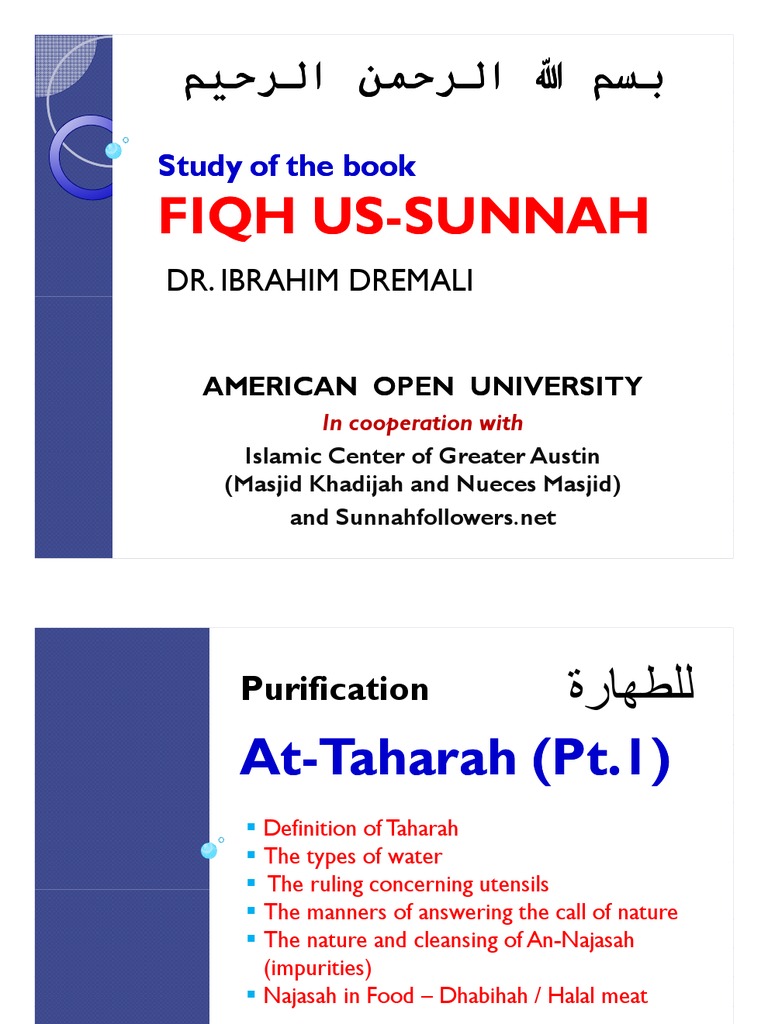 At Taharah (1) Water, Najasah | PDF | Islamic Behaviour And Experience | Islamism