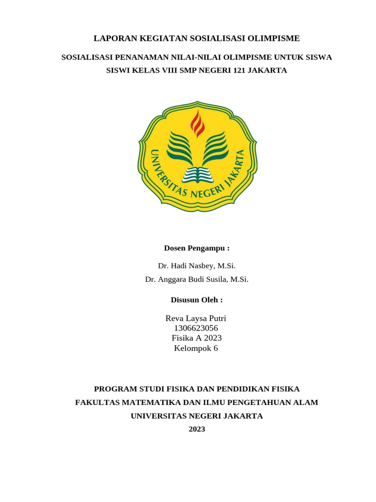 Reva Olimpisme 2023 | PDF