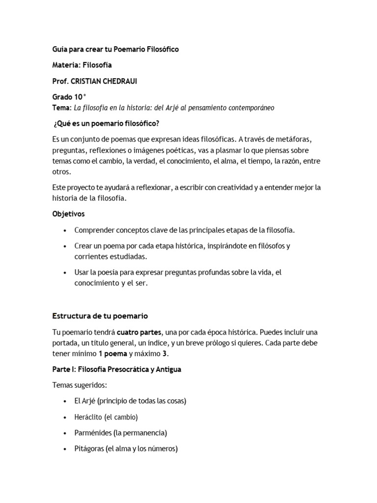 Guia Poemario Filosofico Con Plantilla 10 022434 023005 | PDF | Platón