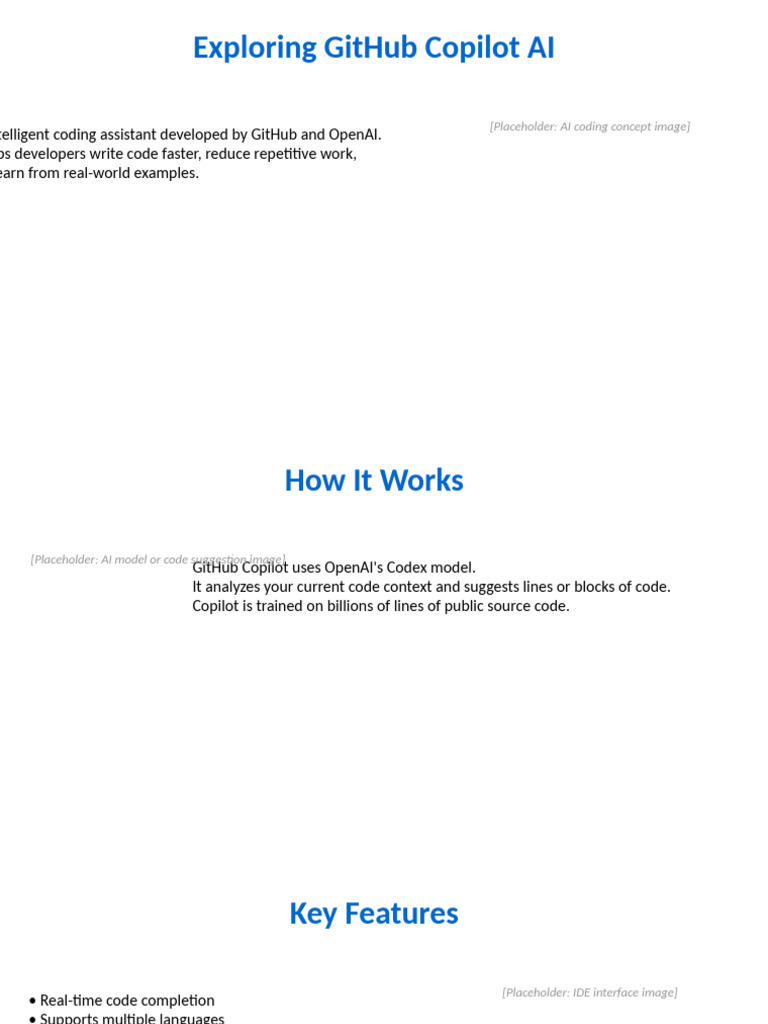 Exploring GitHub Copilot AI Placeholder | PDF