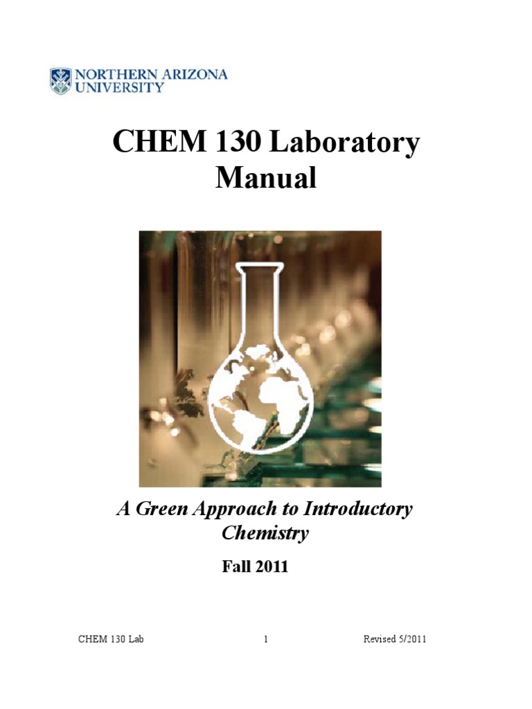CHEM 130 Lab Manual Fall 2011 | PDF | Experiment | Chemistry