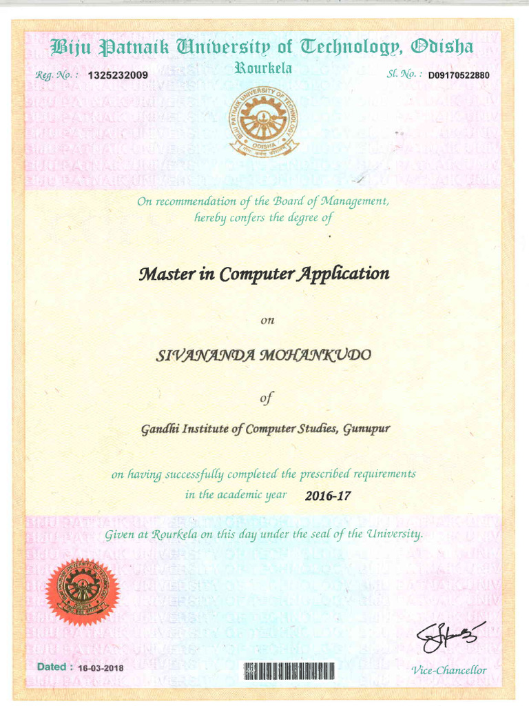 MC A Certificate | PDF