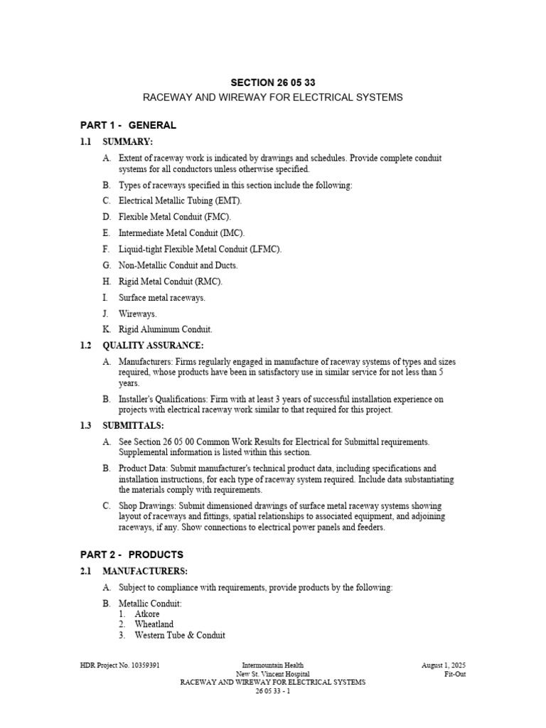 Electrical Raceway and Wireway Systems | PDF | Electricity ...
