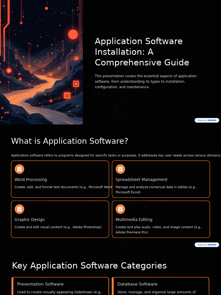 Application Software Installation a Comprehensive Guide | PDF ...