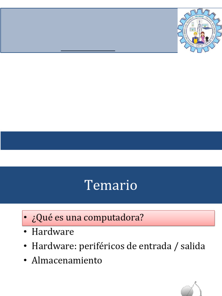 Conceptos Basicos de Hardware | PDF | Hardware de la computadora | Almacenamiento de datos de la ...