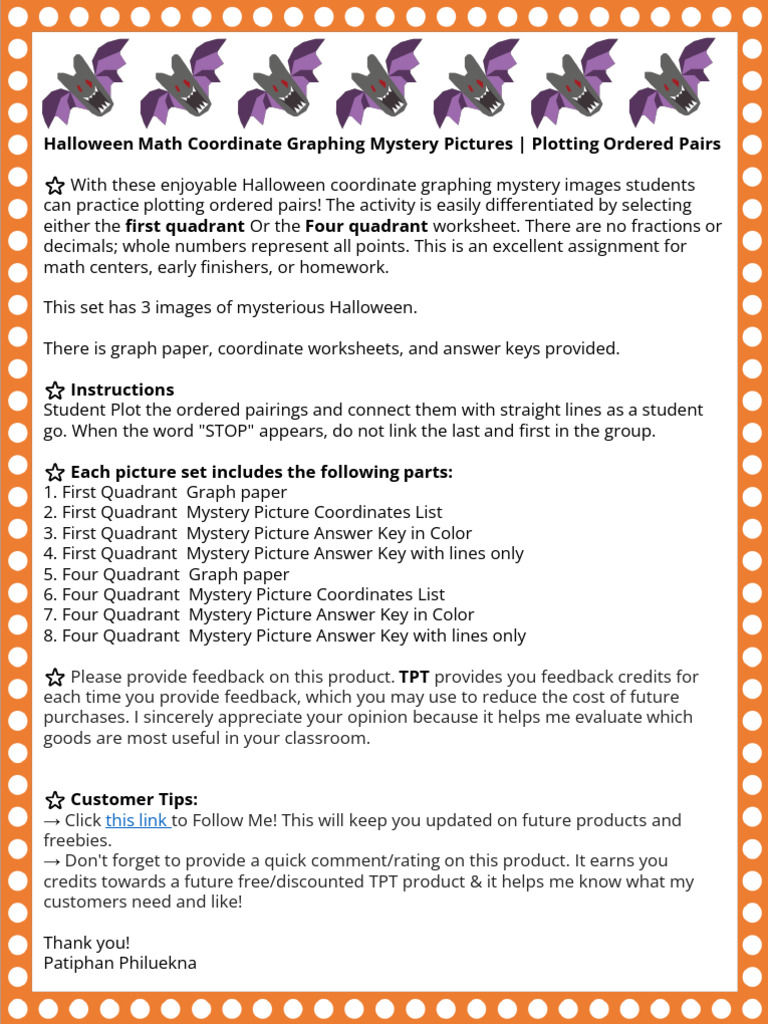 Halloween Math Coordinate Graphing Mystery Pictures - Plotting Ordered Pairs | PDF | Chess ...