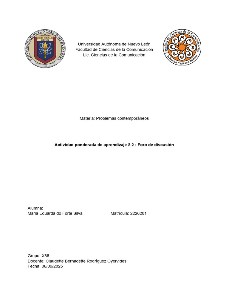 Actividad 2.2 - Maria Do Forte | PDF
