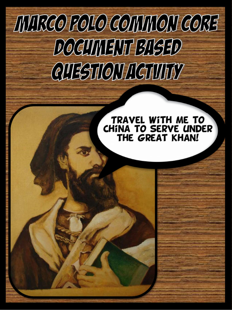 DBQ Guide: Marco Polo and the Mongols | PDF | Silk Road | Marco Polo
