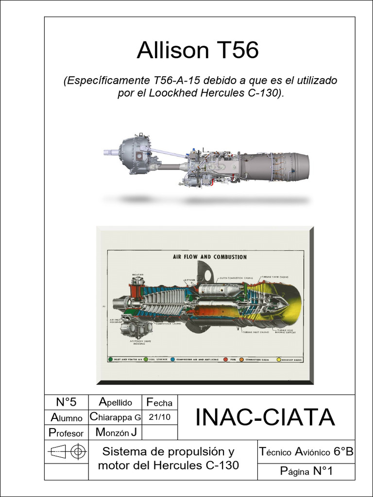 TP Monzon Propulsion | PDF | Turbina | Motores