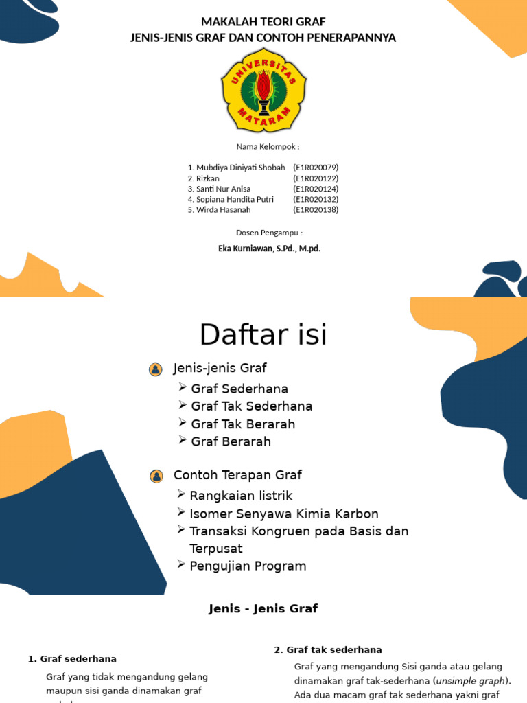 Jenis dan Penerapan Teori Graf | PDF
