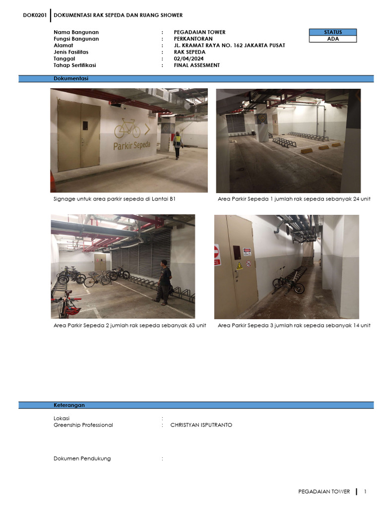 DOK0102 - Rak Sepeda R04 | PDF