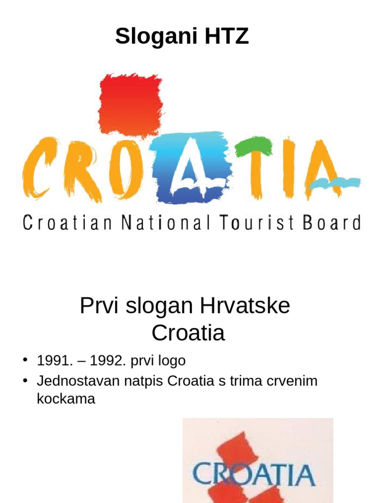 HTT Tim Turistički Slogani Hrvatske 4 Razred | PDF