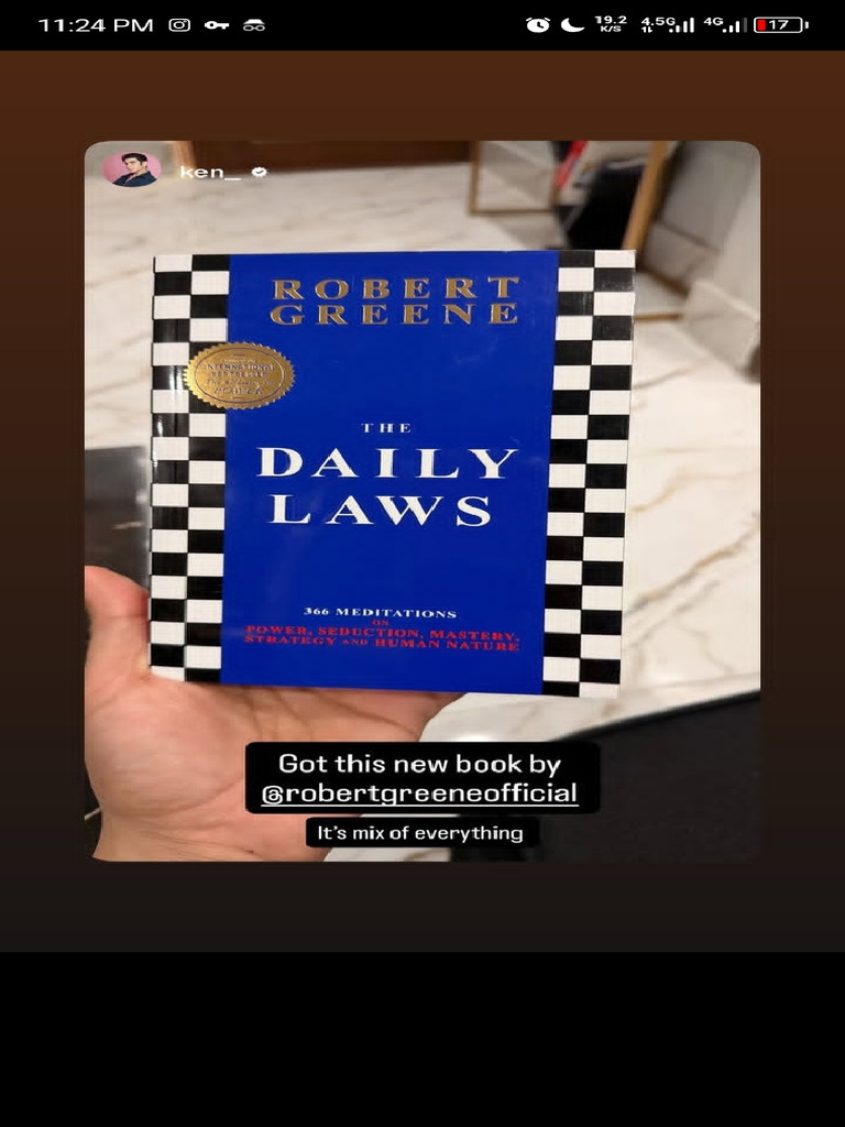 Daily Laws by Robert Greene | PDF