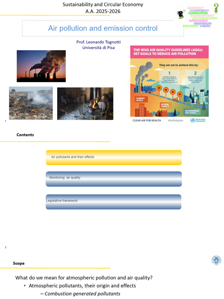 Air Pollution: Causes, Effects, and Control | PDF | Air Pollution ...