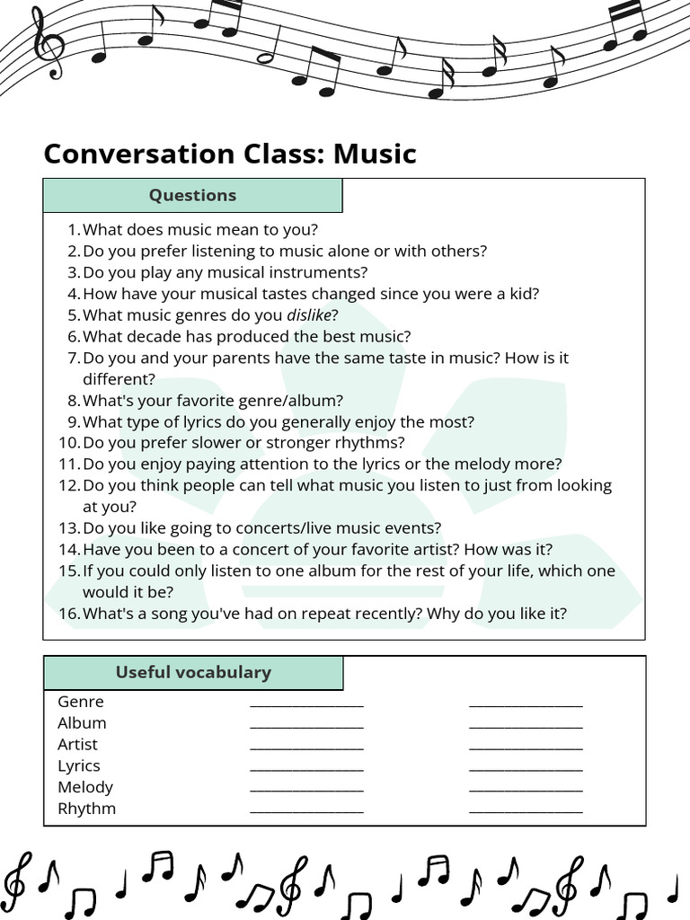 Exploring Personal Music Preferences | PDF