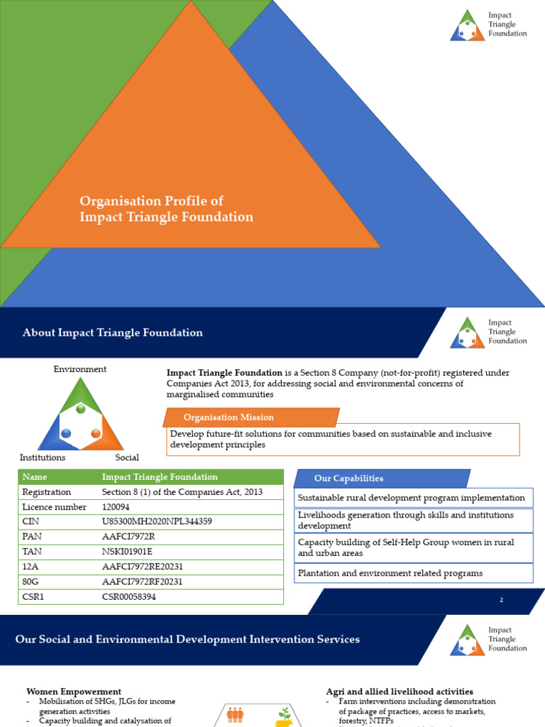 Impact Triangle Foundation Profile | PDF | Qualitative Research ...