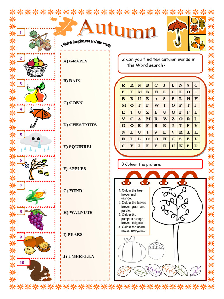Autumn - Activities | PDF