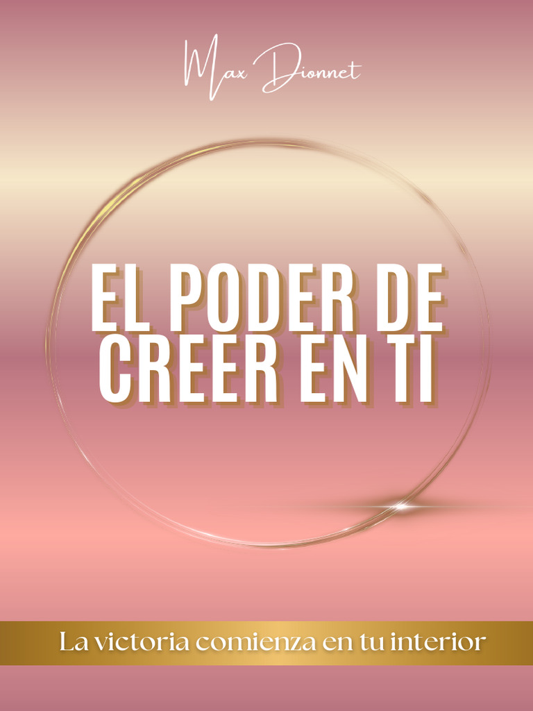 El poder de creer en ti mismo | PDF