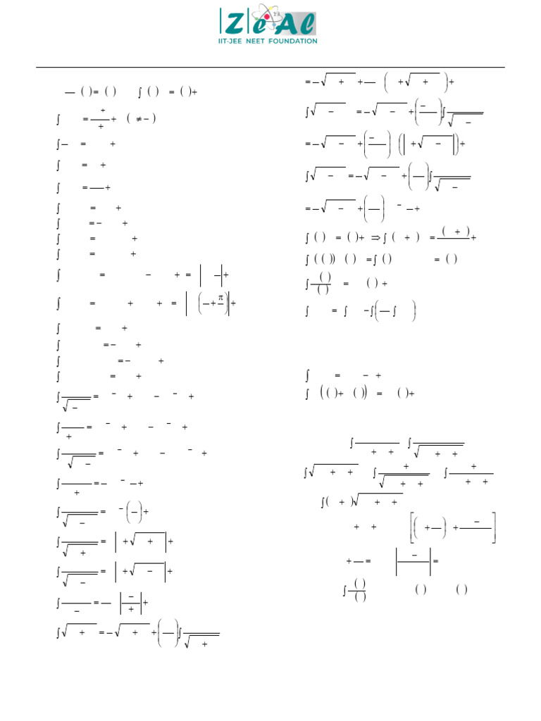 (Indefinite Integral)-1 (2) | PDF | Trigonometric Functions | Mathematics