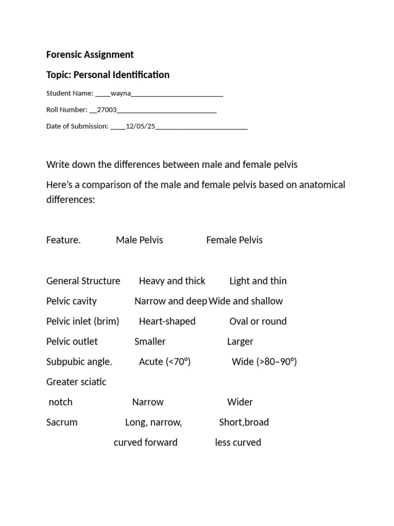 Personal Identification 03 | PDF