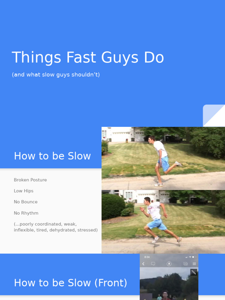 Things Fast Guys Do | PDF