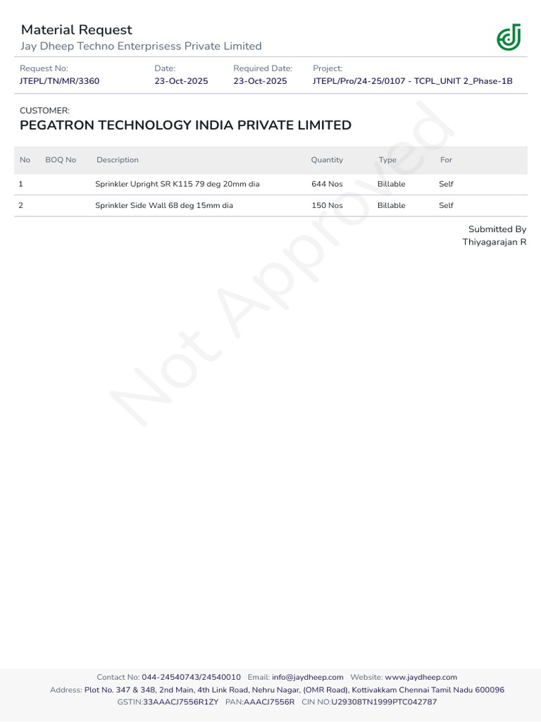 Jtepl TN MR 3360 | PDF