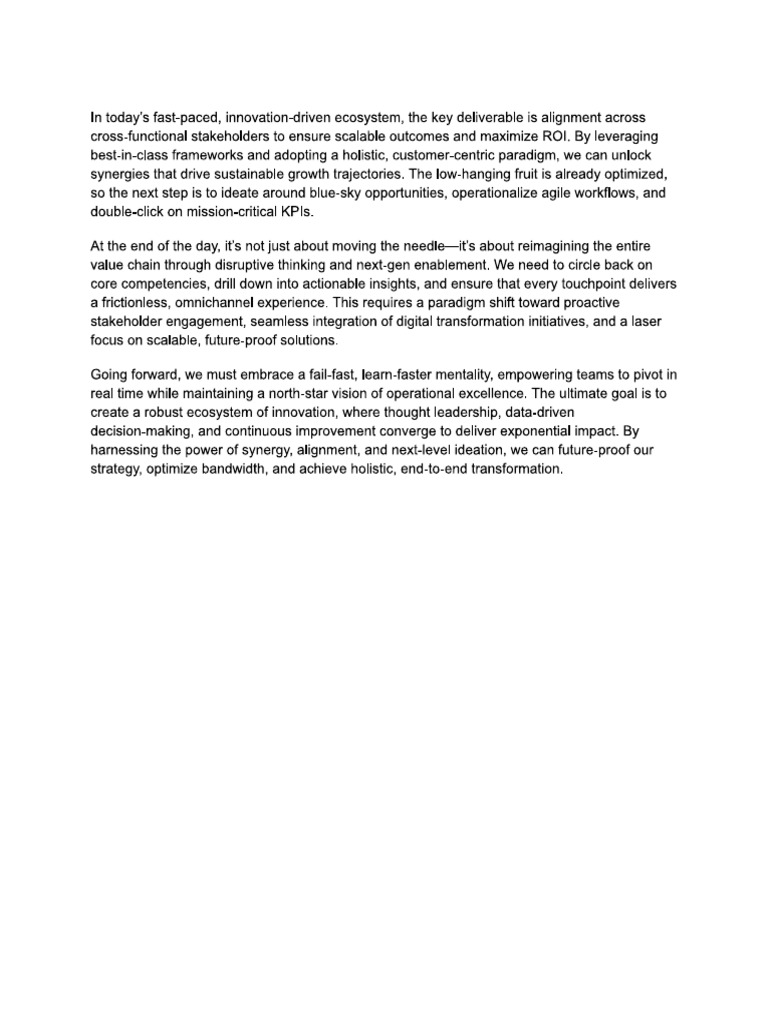 Buisness Presentation | PDF