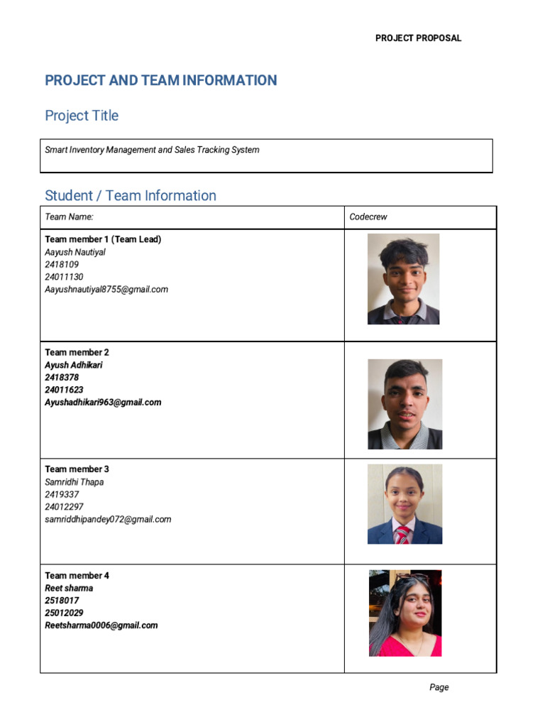 Temp Project Proposal | PDF