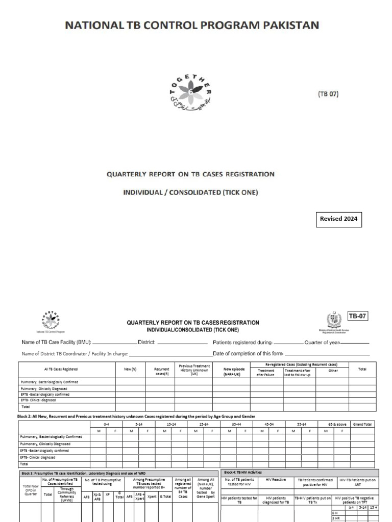 2024 TB-HIV Activity Report Summary | PDF | Tuberculosis | Human ...