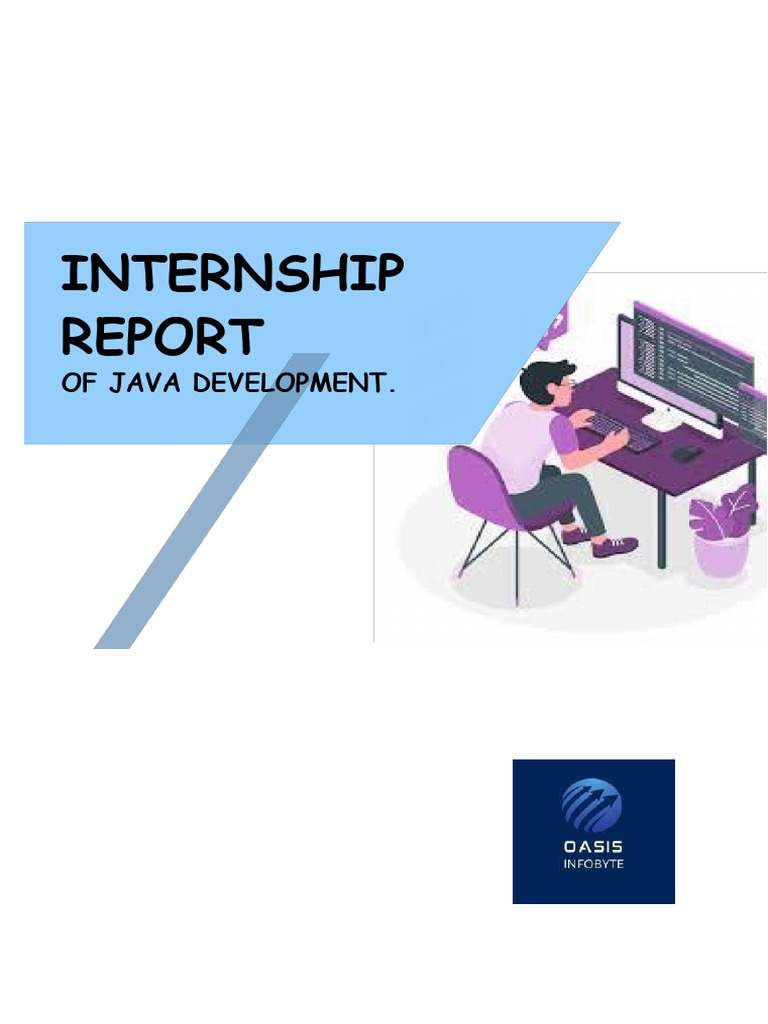 Java Development Internship Report | PDF | Method (Computer Programming ...