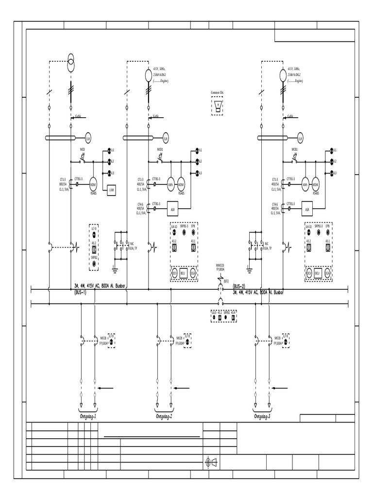 2x250kVA DG AMF Panel Diagrams | PDF | Electric Generator | Mains ...