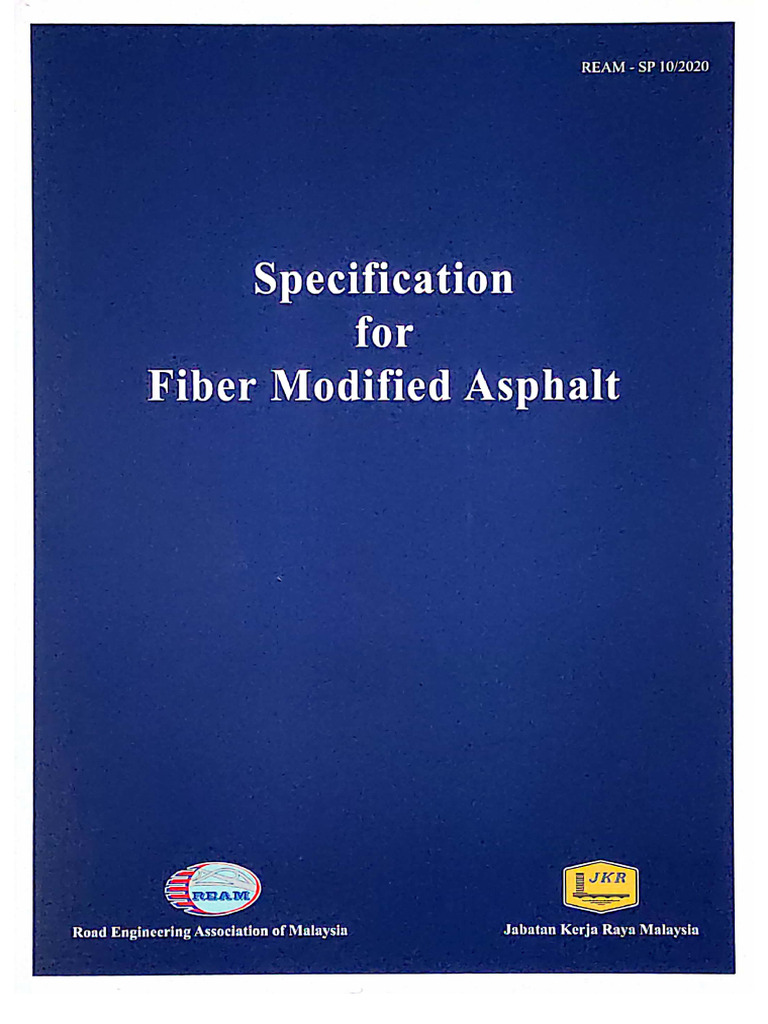 Fiber Modified Asphalt Specifications | PDF | Fibers | Concrete